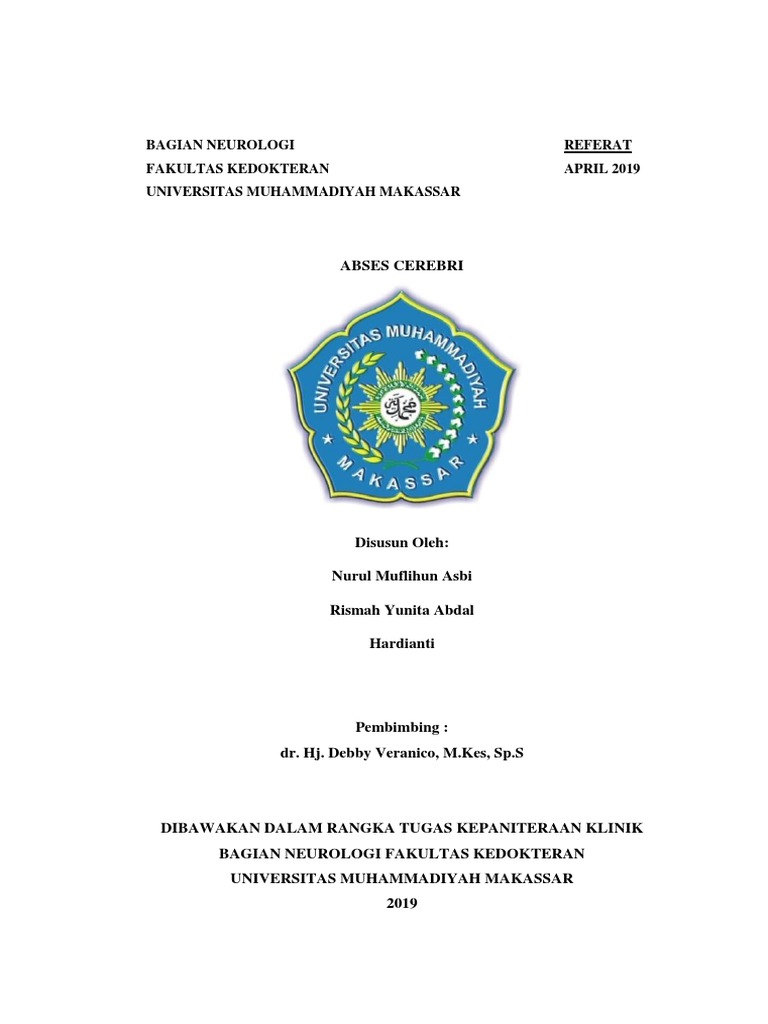 Abses Cerebri: Definisi dan Tatalaksana | PDF | Sains & Matematika