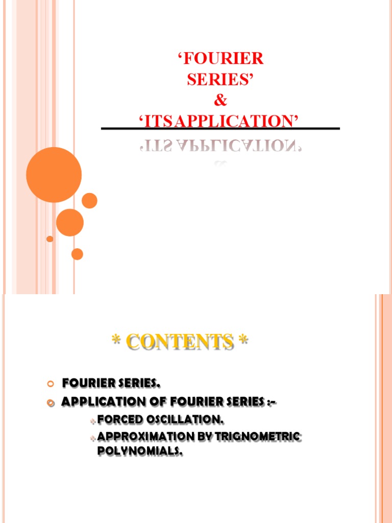 Fourier Series and Its Applications: An In-Depth Exploration of Fourier ...