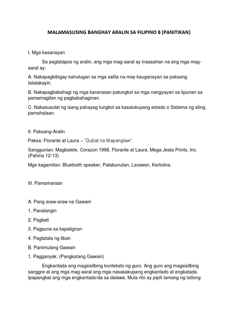 Semi Detailed Lesson Plan | PDF