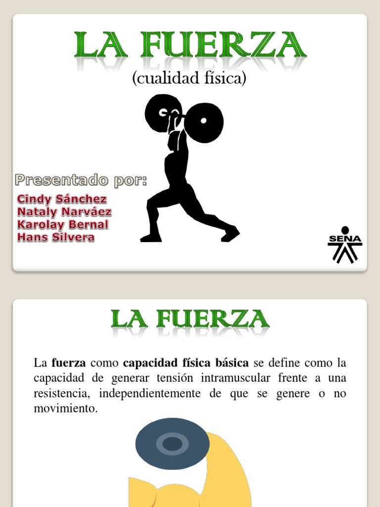 La Fuerza | PDF | Contracción muscular | Músculo