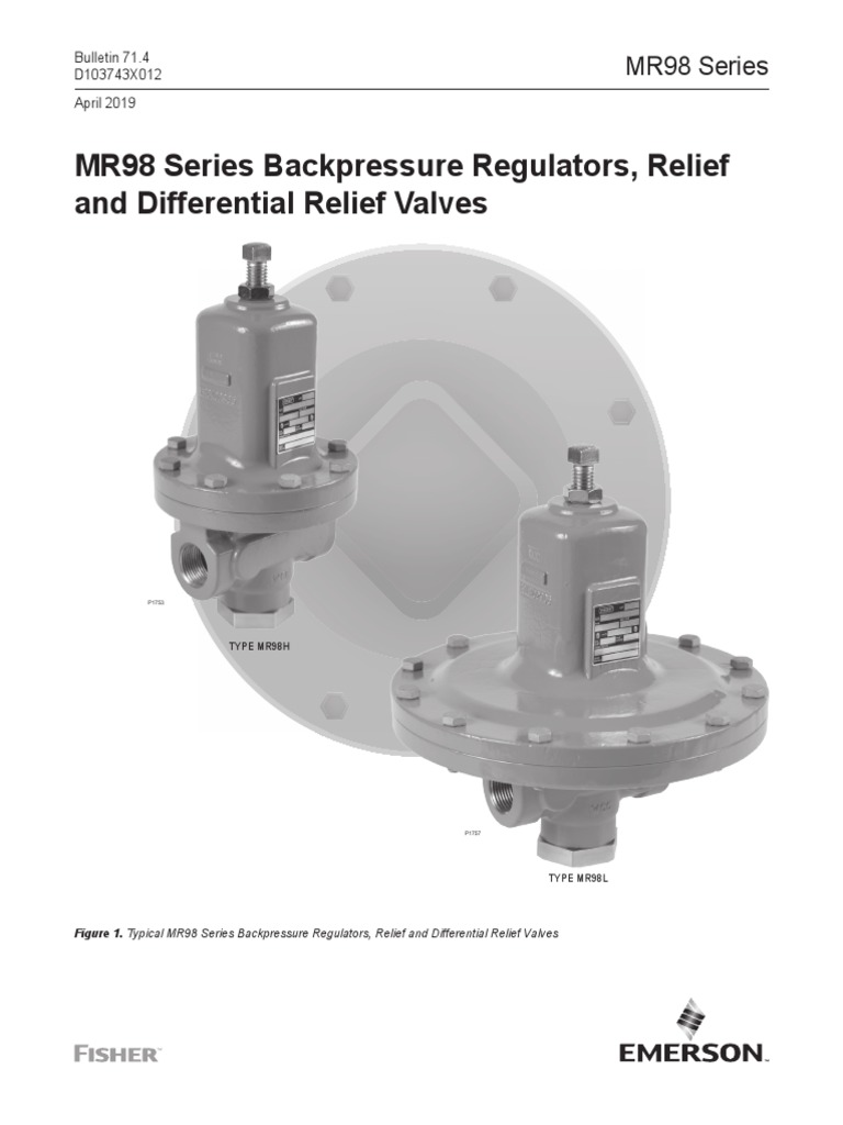 Fisher Mr98h | Valve | Flow Measurement