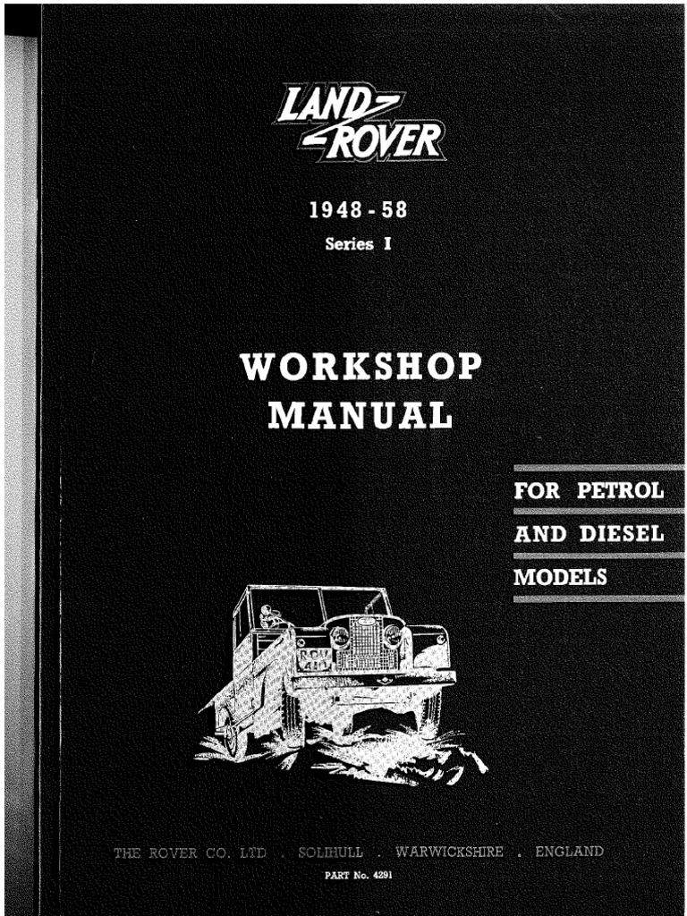 Manual Land Rover Serie 1 - Pesquisavel | PDF | Transmission (Mechanics ...