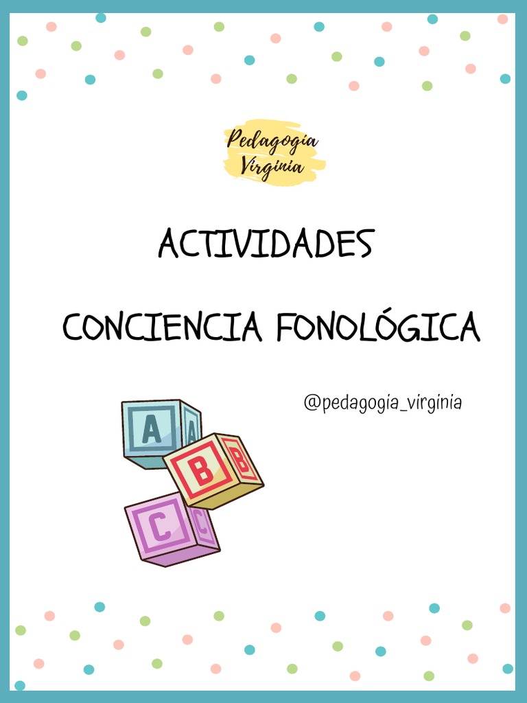 Actividades de Conciencia Fonológica | PDF