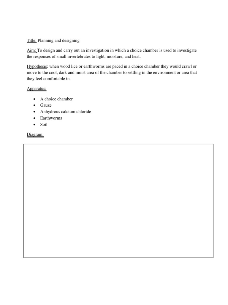 Choice Chamber | PDF | Stimulus (Physiology) | Biology