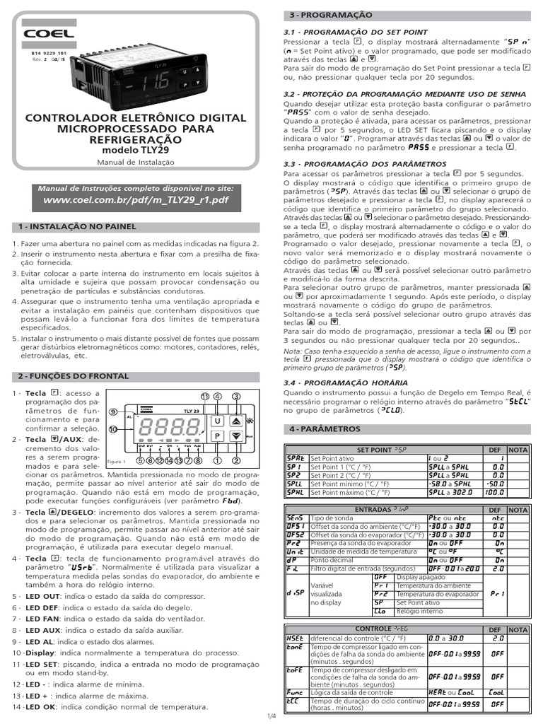 Manual de Instrucoes TLY29 - r2 PDF | PDF
