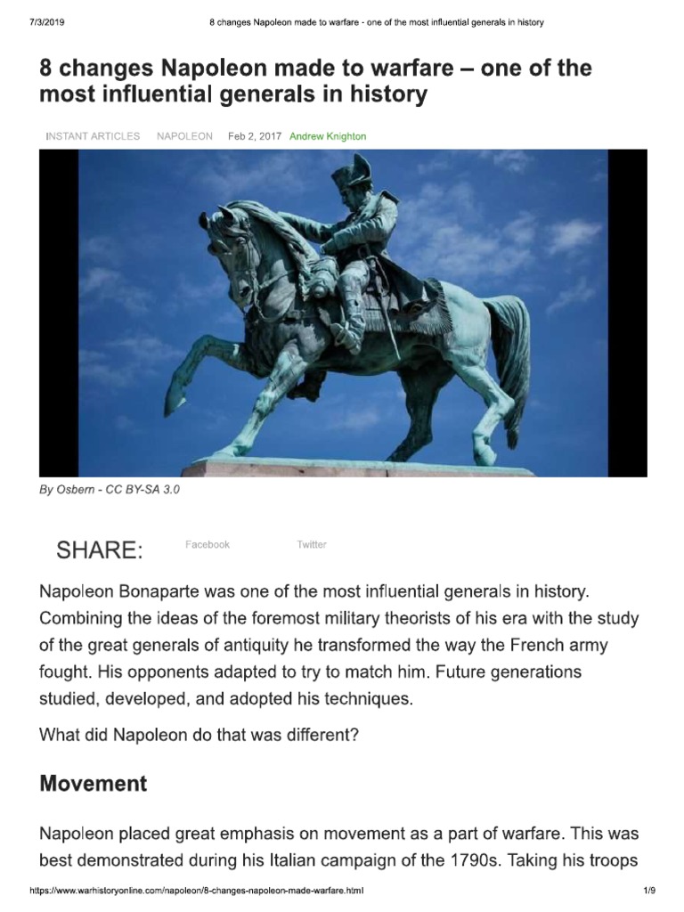 8 Changes Napoleon Made To Warfare - One of The Most Influential ...