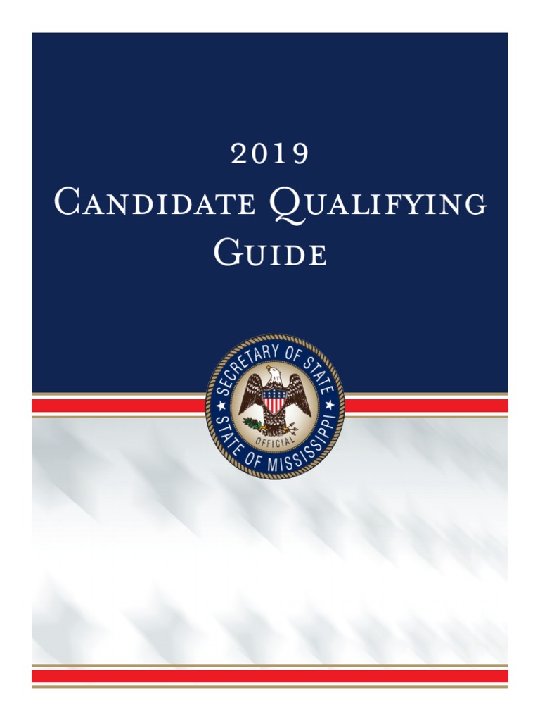 2019 Candidate Qualifying Guide PDF | PDF | Campaign Finance In The ...