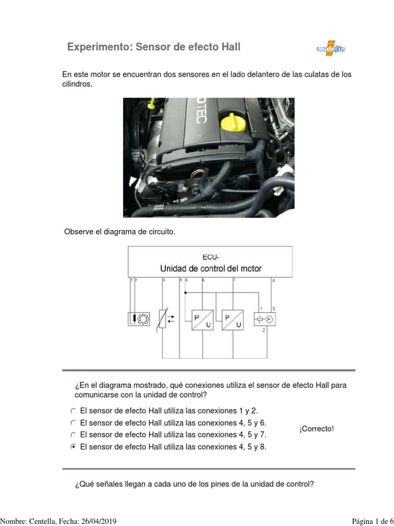 Control Electronico Efecto Hall | PDF | Electromagnetismo | Electrónica