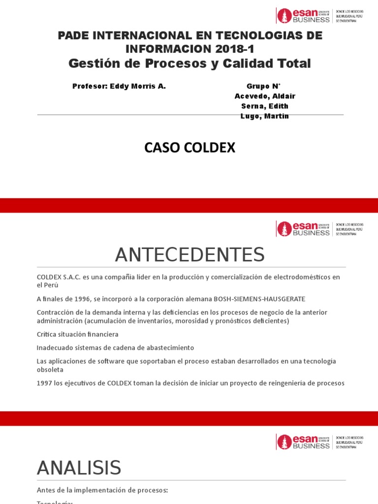 Coldex | PDF | Sistema de informacion | Tecnologías de la información