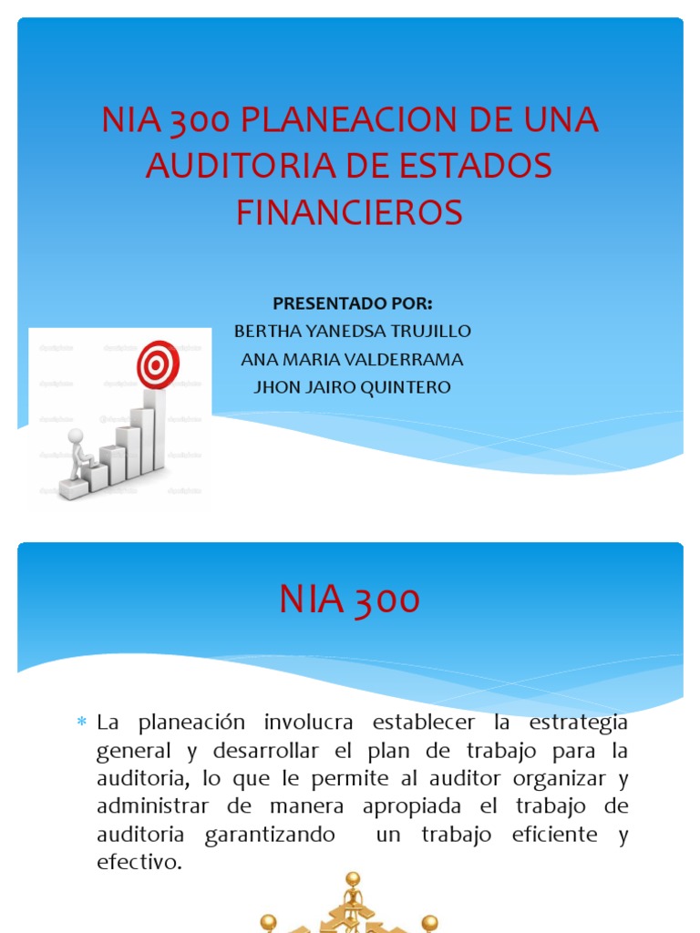 Nia 300 Planeacion de Una Auditoria de e | Auditoría | Contralor, auditor