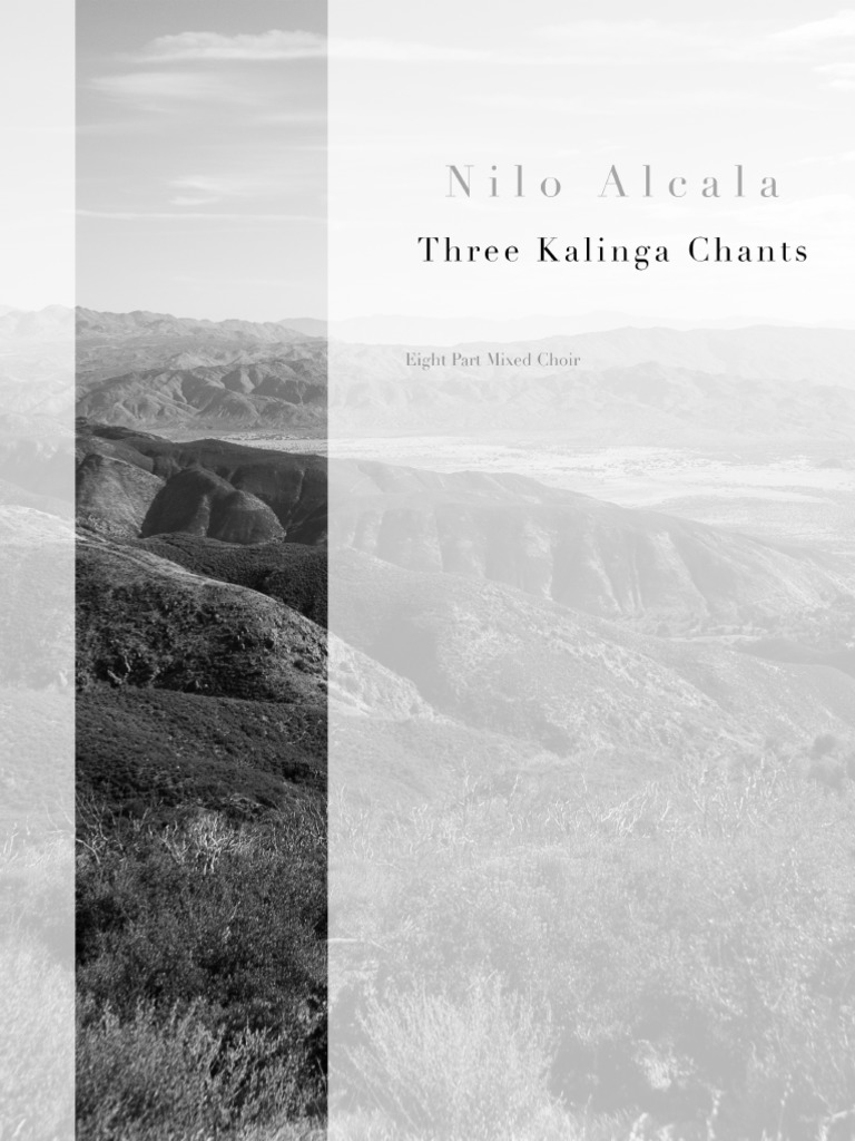 Three Kalinga Chants - Nilo Alcala-Watermark PDF | PDF | Performing Arts