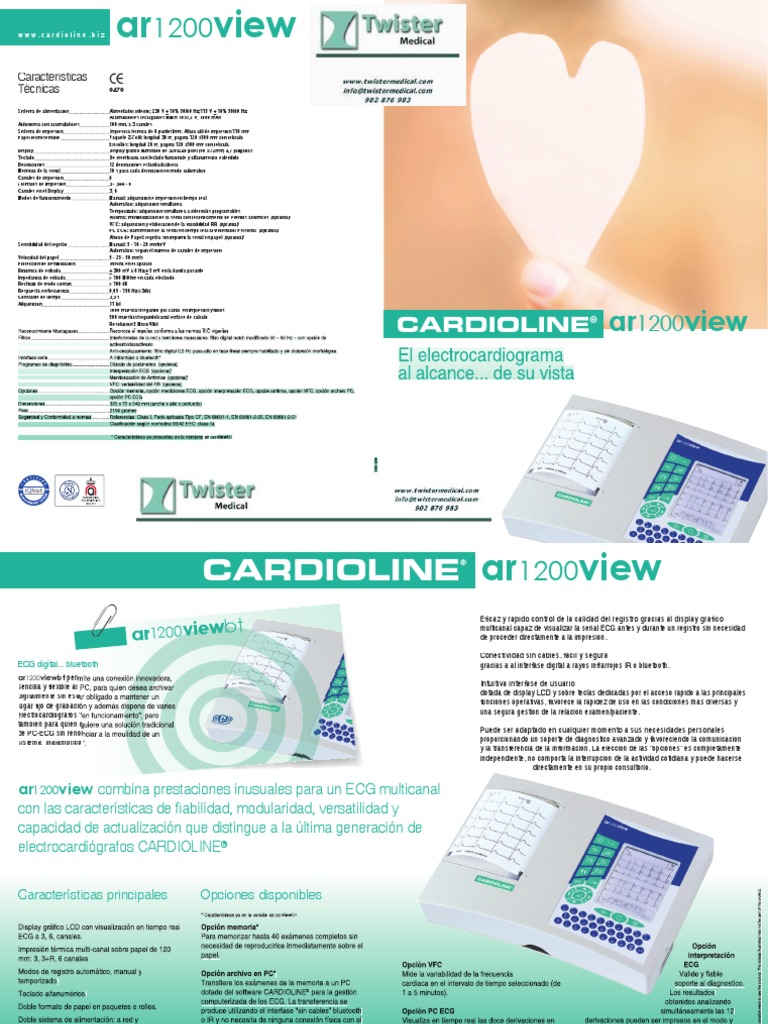 AR1200 View | PDF | Electrocardiografia | Bluetooth