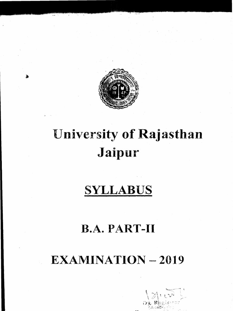 BA Part-II 2019 | PDF