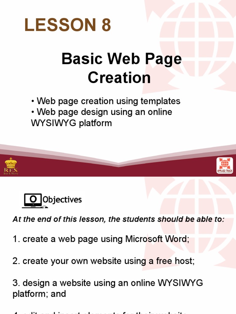 Basic Webpage Creation | PDF | Web Page | Websites