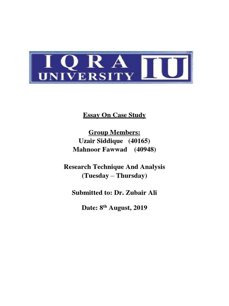 RTA Case Study | Download Free PDF | Case Study | Theory