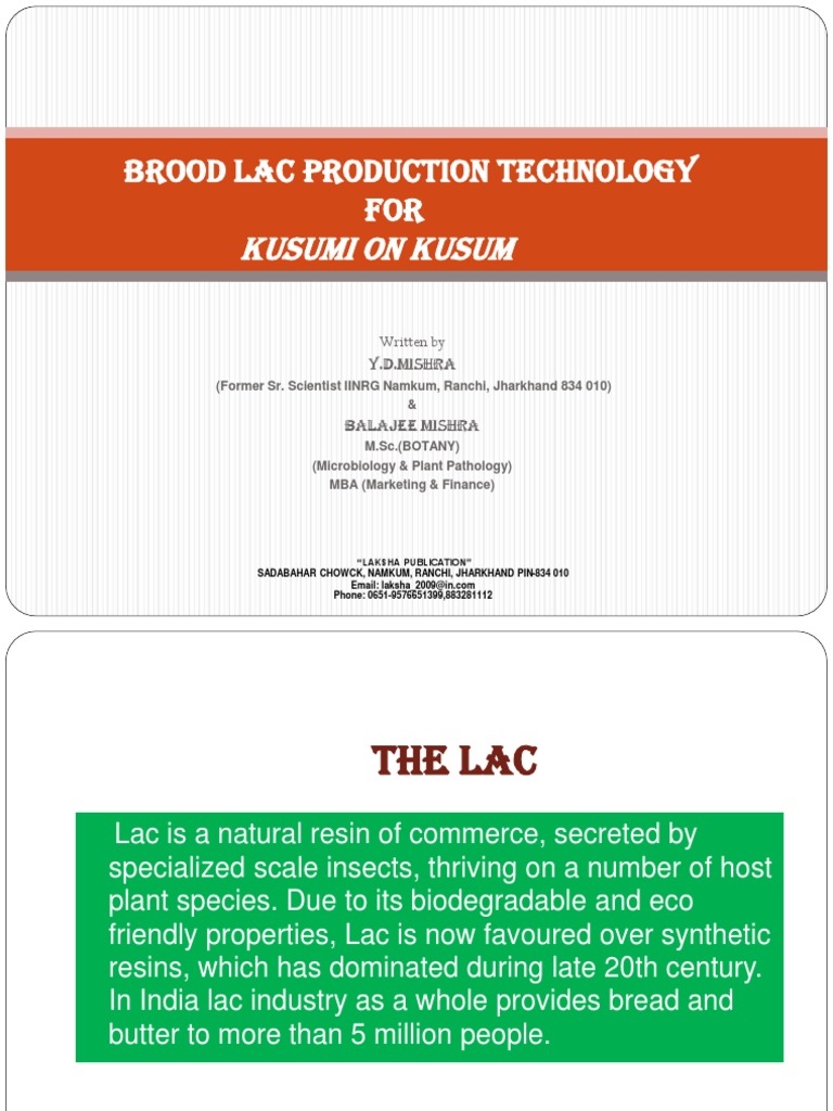 Brood Lac Production Technology Guide | PDF | Pruning | Pesticide
