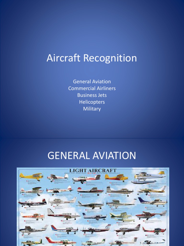 Aircraft Recognition | PDF | Airliner | Aeronautics