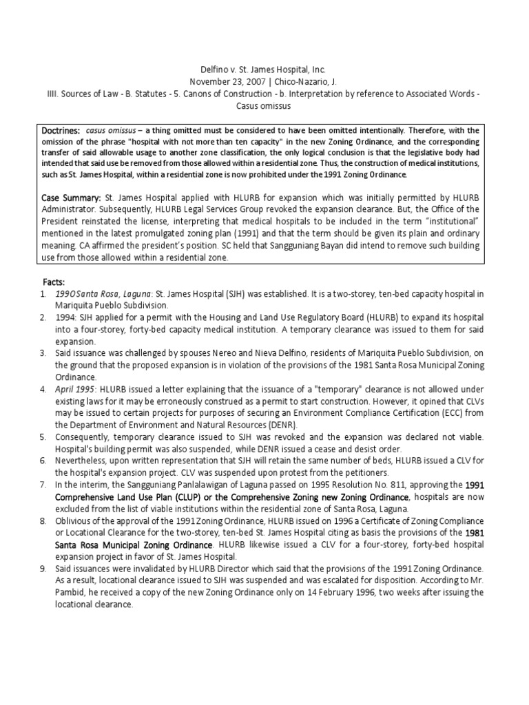 Casus Omissus - A Thing Omitted Must Be Considered To Have Been Omitted ...