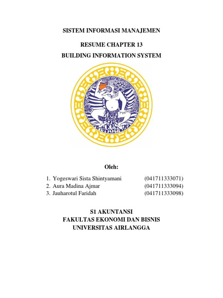 Sistem Informasi Manajemen Resume Chapter 13 Building Information System | PDF
