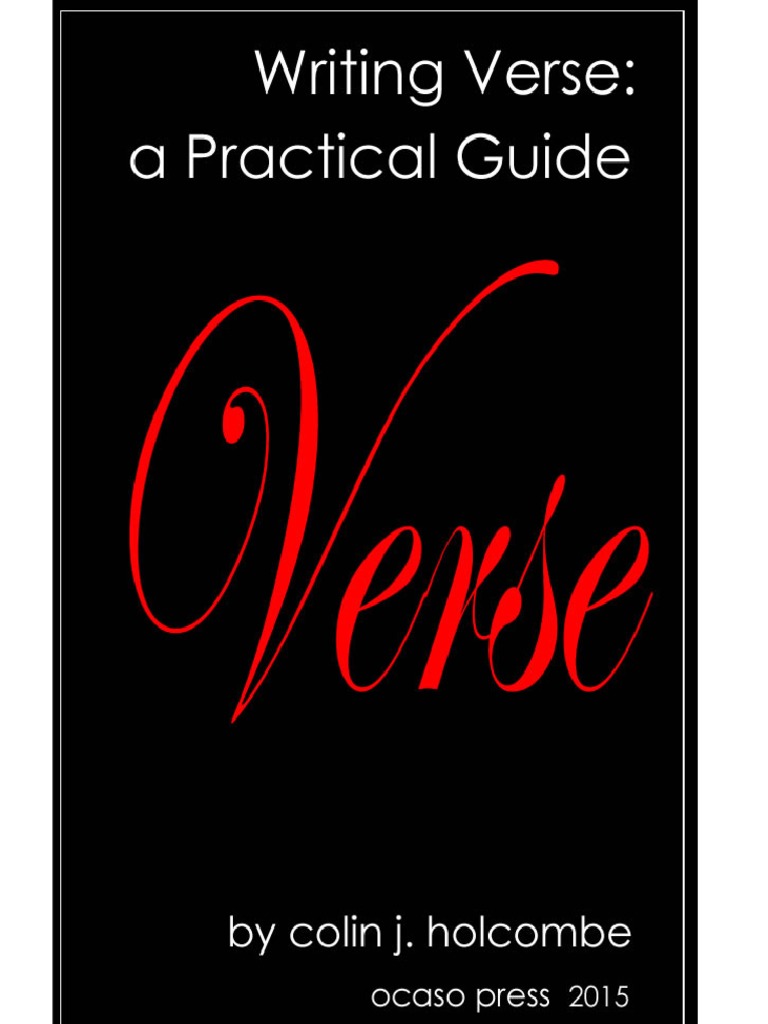Verse Writing A Practical Guide PDF | PDF | Poetry | Translations