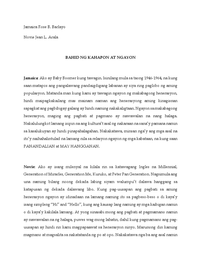 BACLAYO and ACALA Spoken Word Poetry | PDF