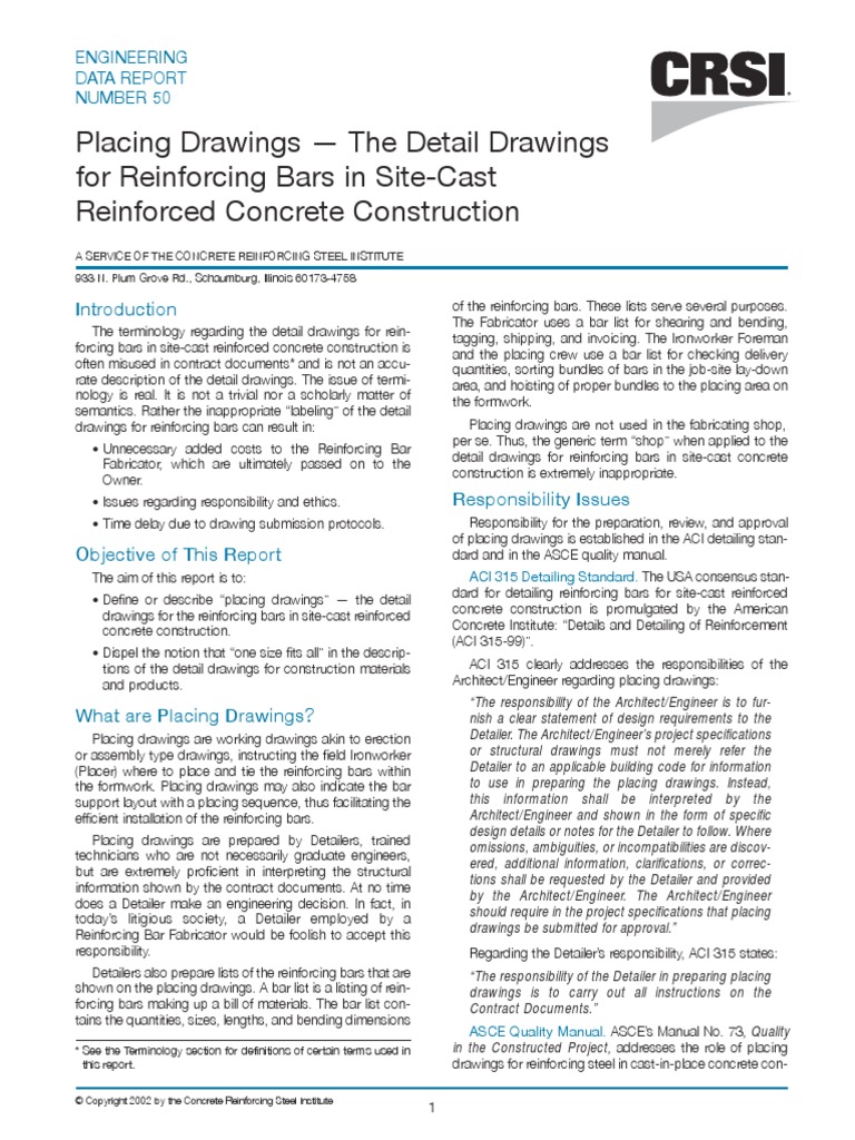 Placing Drawings | PDF | Specification (Technical Standard) | Architect