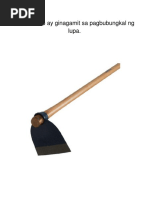 Mga Kasangkapan Sa Paghahalaman | PDF