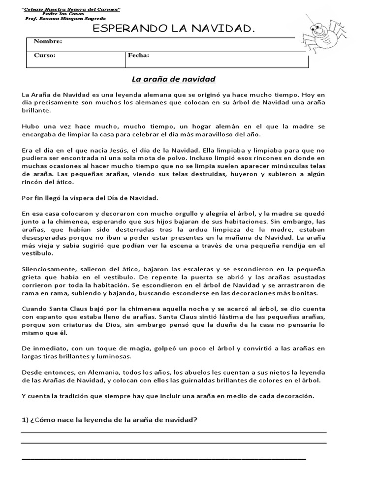 Guia de Navidad (Lenguaje) | PDF | Papá Noel | Navidad