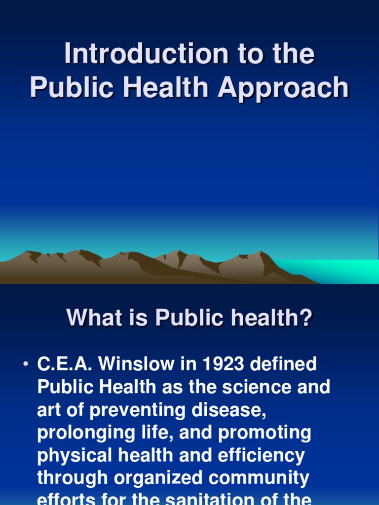 Public Health Essentials Guide | PDF | Public Health | Evaluation