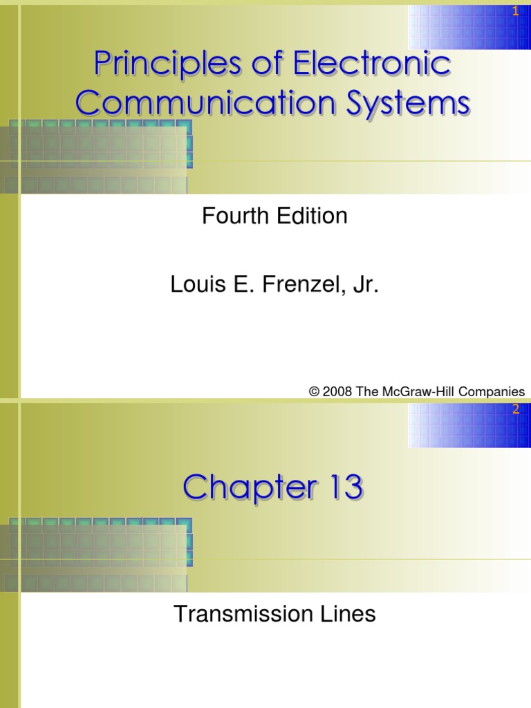 Principles of Electronic Communication Systems: Fourth Edition | PDF ...
