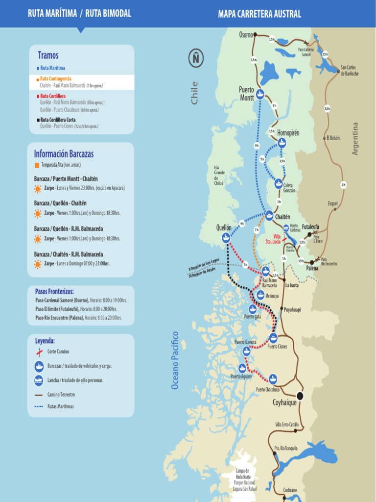 Mapa Carretera Austral | PDF | Naturaleza