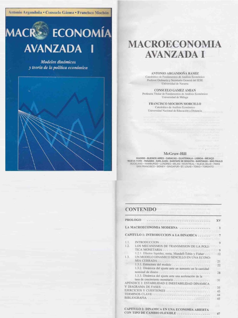 Antonio Argandoña - Macroeconomia Avanzada 1 PDF | PDF
