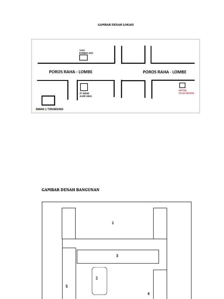Denah Layout Apotek Sederhana | PDF
