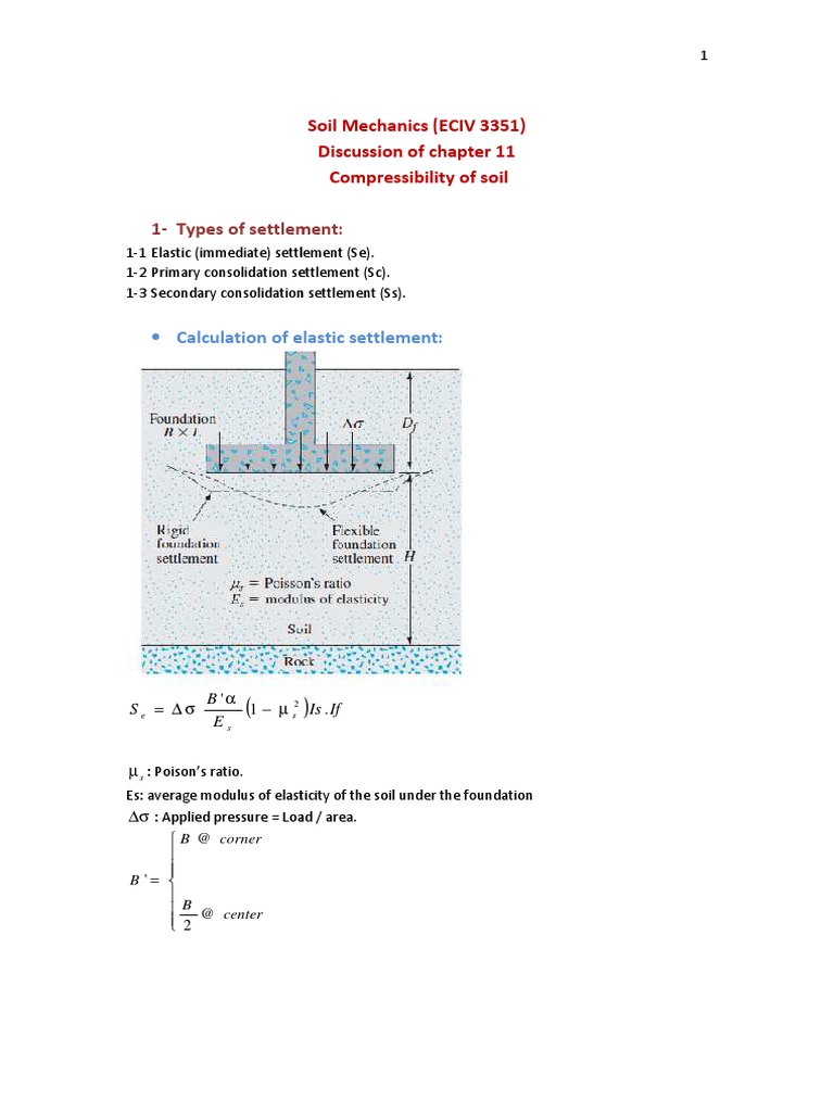 CH 11 Compressibility of Soil4 | PDF | Applied And Interdisciplinary ...