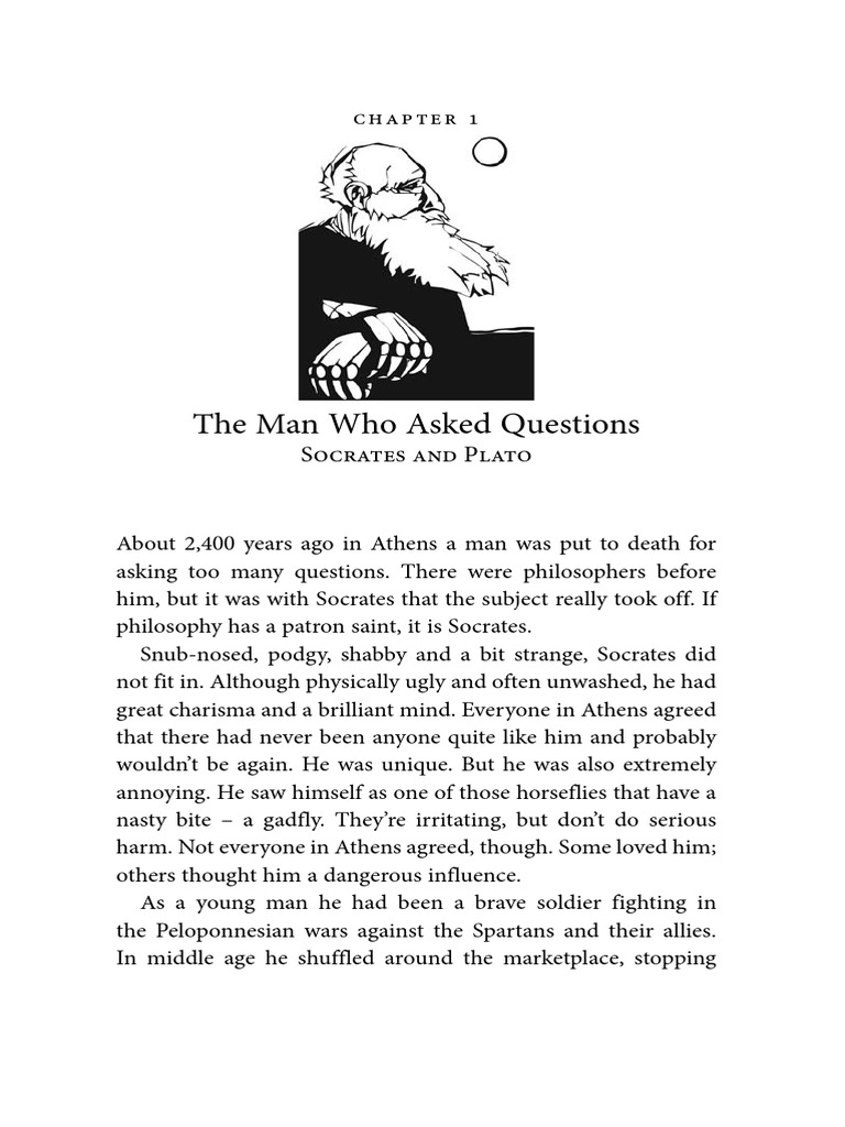 The Man Who Asked Questions: Socrates and Plato | Download Free PDF ...