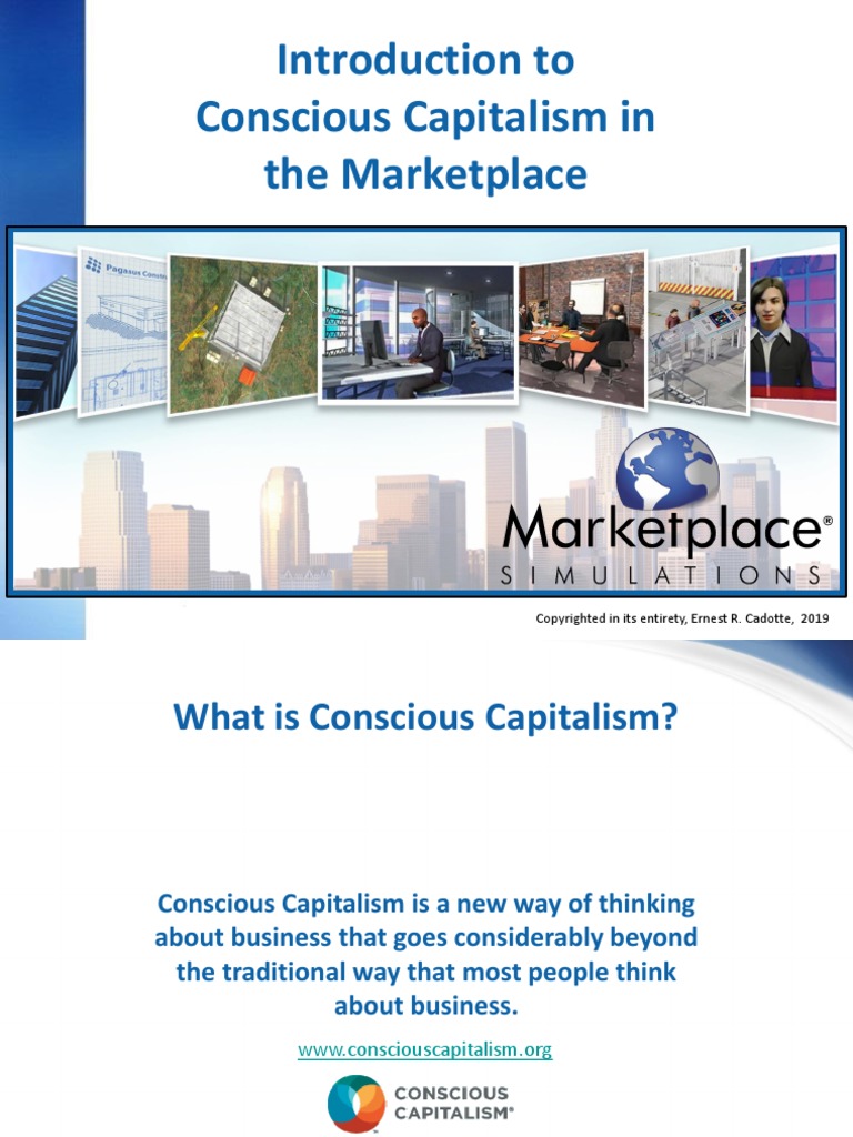 Introduction To Conscious Capitalism in The Marketplace | PDF ...
