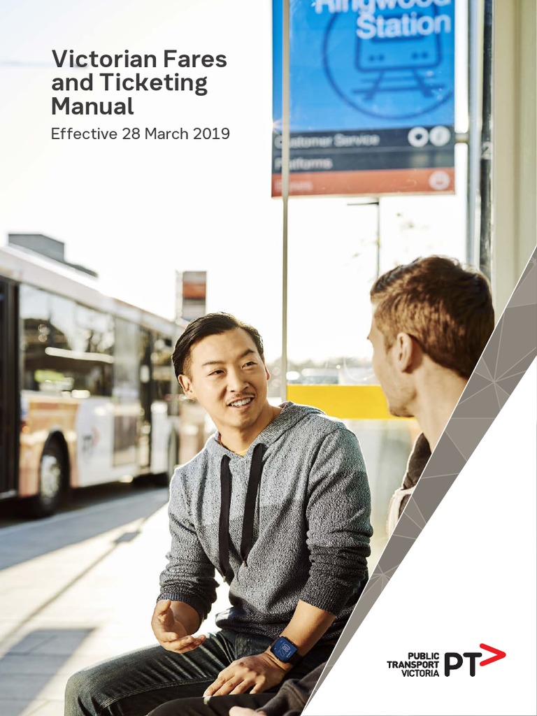 PTV Victorian Fares and Ticketing Manual Update2019 | PDF | Bus | Transport