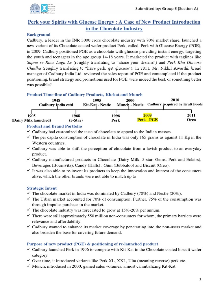 Perk Decision Sheet | PDF | Brand | Chocolate
