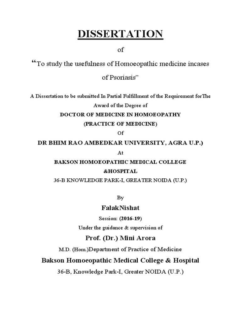 Homoeopathic Medicine in Psoriasis | PDF | Psoriasis | Epidermis
