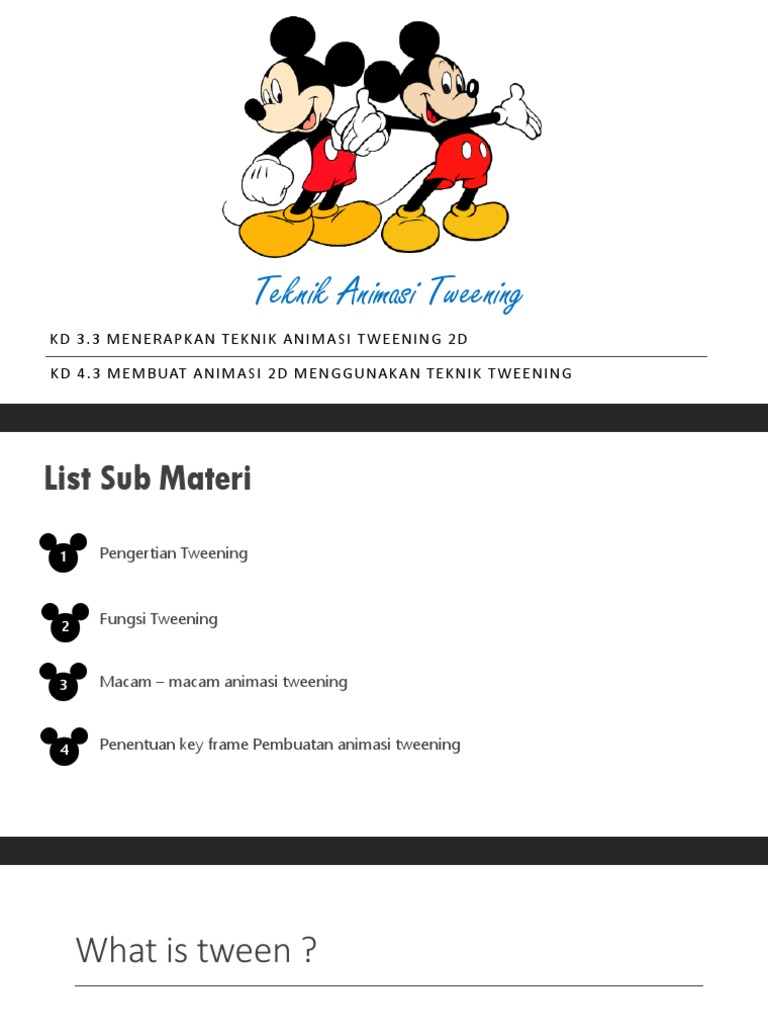 Teknik Animasi Tweening: Kd3.3 Menerapkanteknikanimasitweening2D Kd4.3 ...