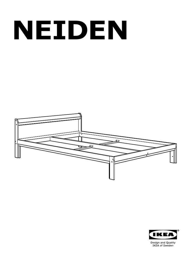 Neiden Bed Frame - AA 2044863 4 - Pub PDF | PDF