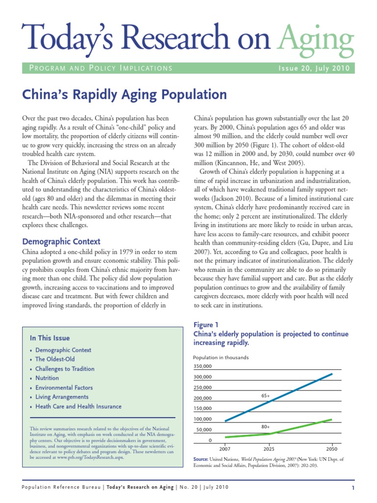 Research On Aging | PDF | Ageing | Public Health