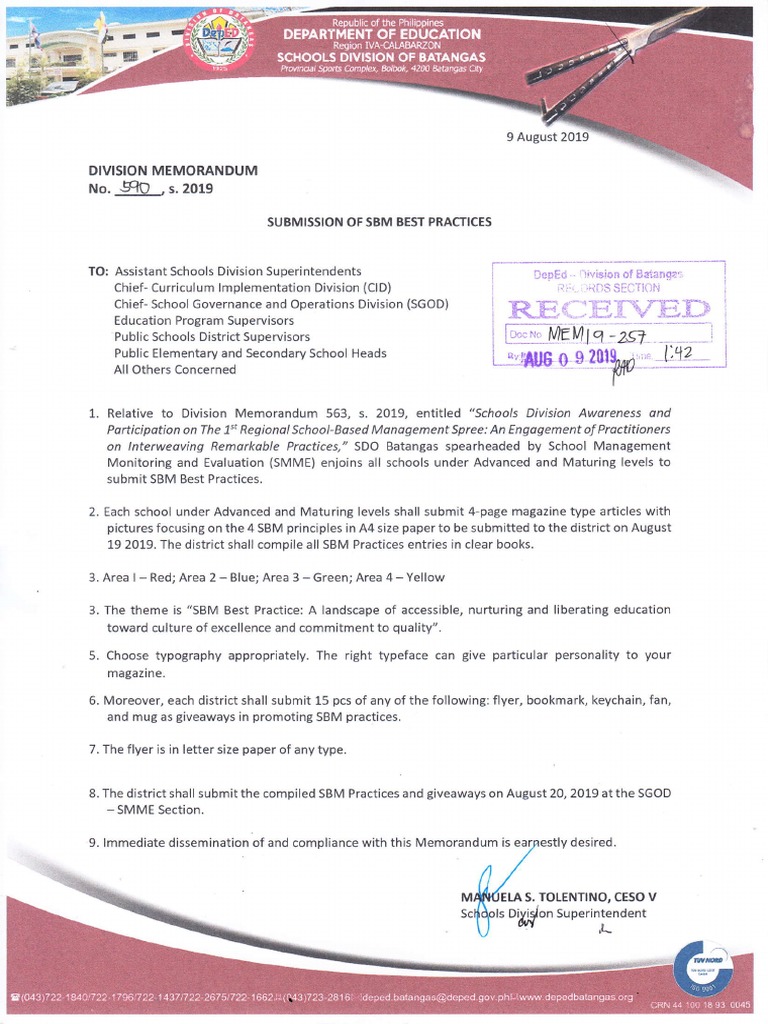 SBM Best Practices | PDF