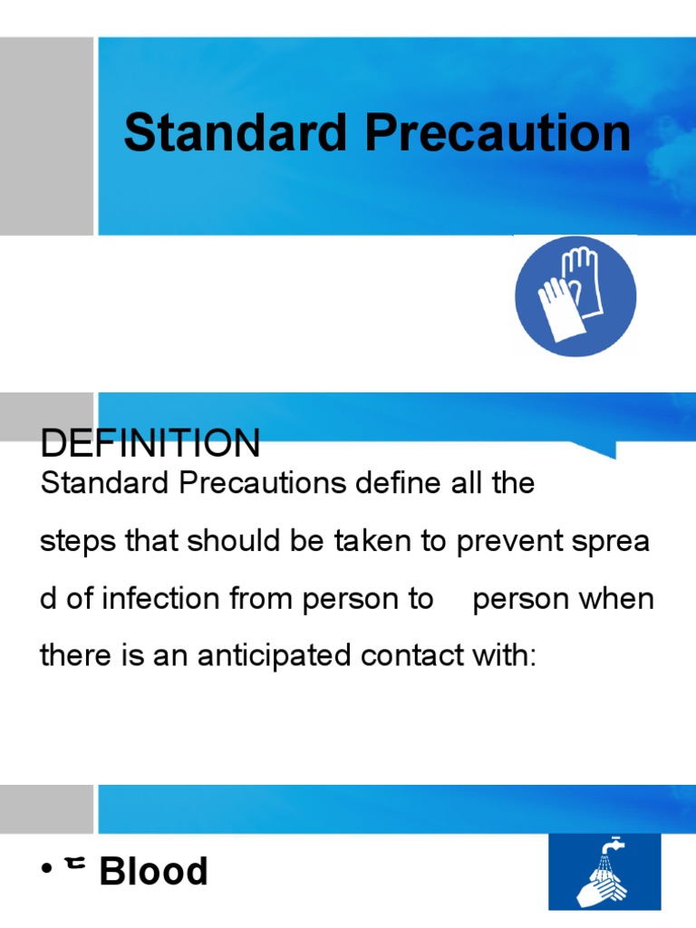 Standard Precaution | PDF
