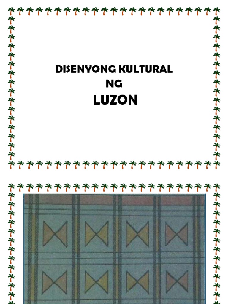 Mapeh Disenyong Kutural NG Luzon Visayas at Mindanao | PDF