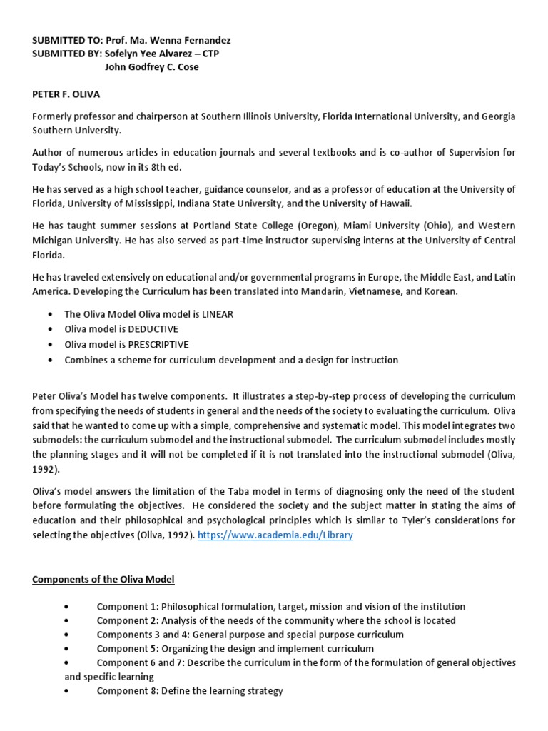 SUBMITTED TO: Prof. Ma. Wenna Fernandez SUBMITTED BY: Sofelyn Yee ...