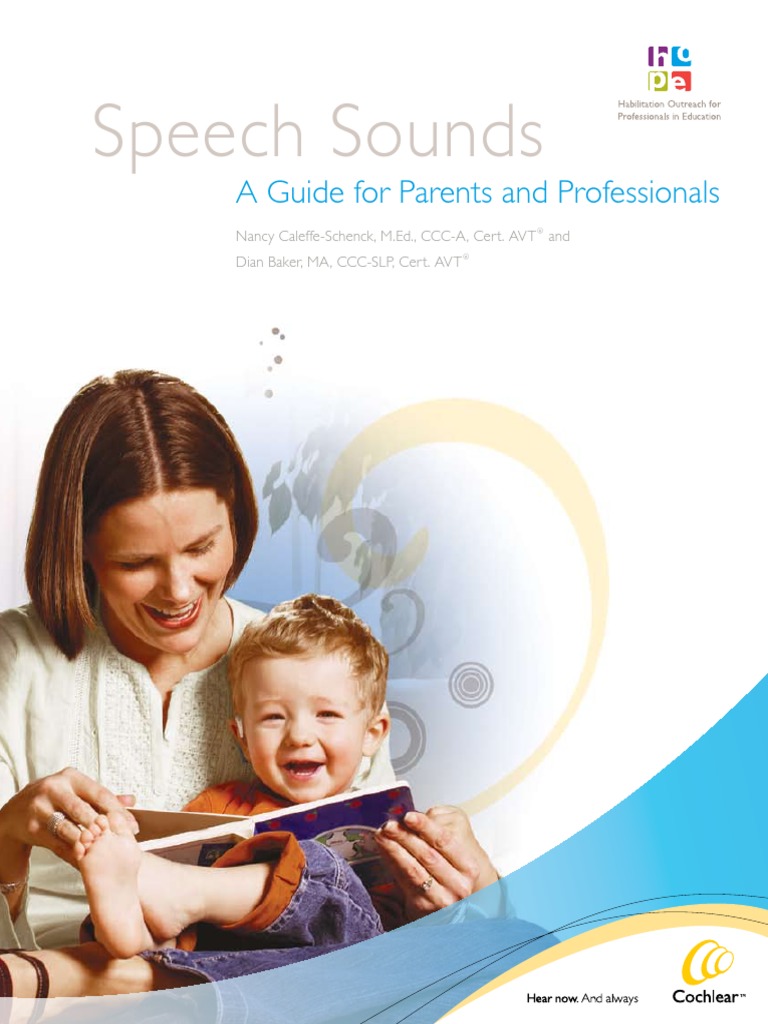Speech Sounds - A Guide For Parents and Professionals PDF | PDF ...