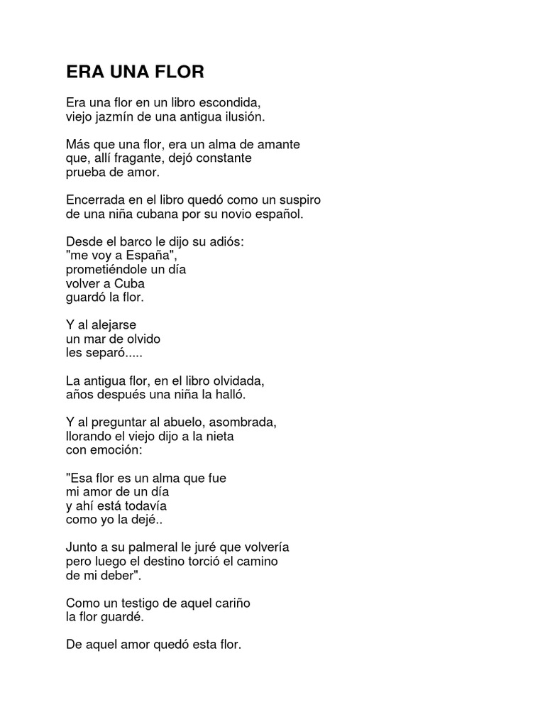 "La Flor de un Amor Olvidado" | PDF | Poesía
