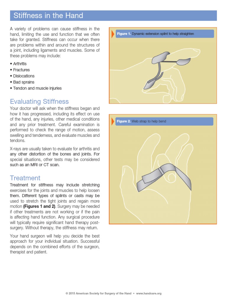 Hand Stiffness | PDF | Science & Mathematics