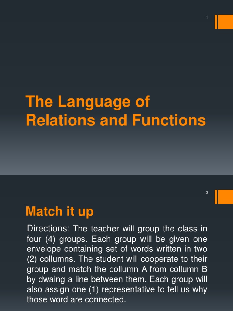 Understanding Relations and Functions | PDF | Function (Mathematics ...